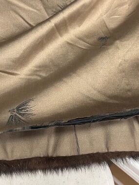 Jackets & Coats | Vintage Genuine Mink Fur Coat Dark Brown Shawl Collar ...